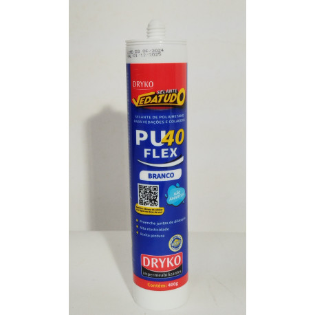 PU 40 FLEX SELANTE VEDATUDO BRANCO 400G - Construlife Loja